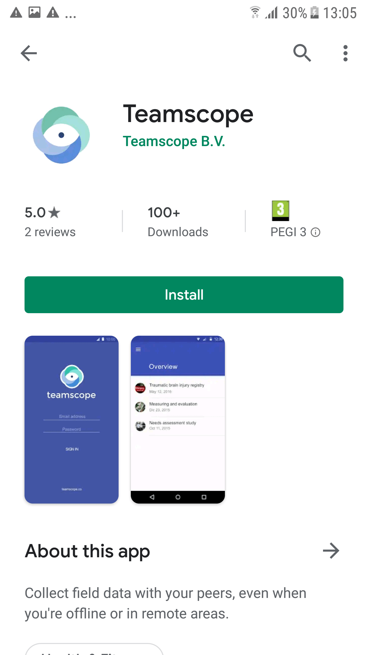 Sign up for an account - Teamscope Help